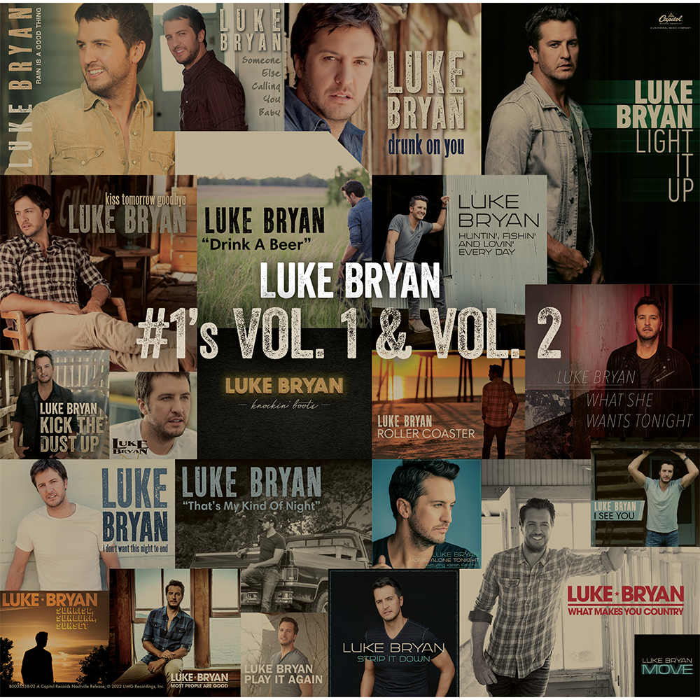 Luke Bryan - Luke Bryan-#1’s Vol. 1 & Vol. 2 [2 CD] CD - uDiscover Music