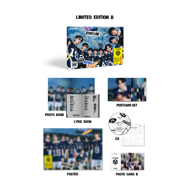 &TEAM - &TEAM - First Howling: NOW Limited Edition B CD + Book ...