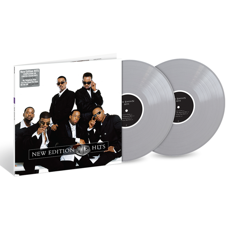 New Edition - Hits (Limited Edition Silver) 2LP - uDiscover Music