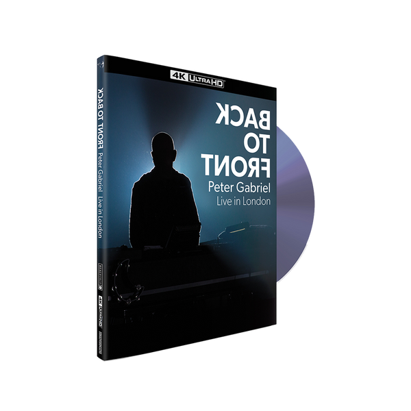 Peter Gabriel - Back To Front: Live In London 4K DVD - uDiscover Music