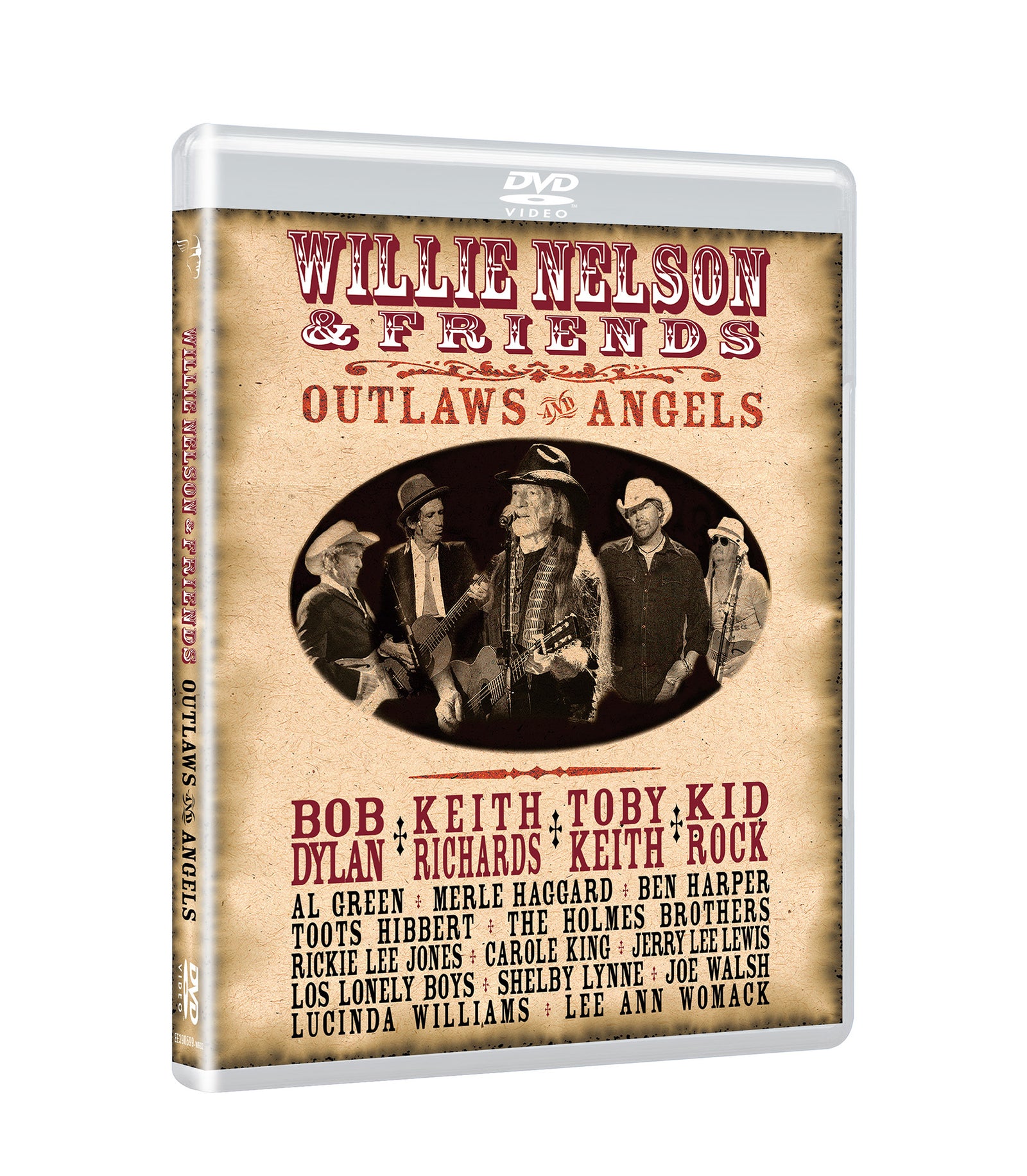 Willie Nelson - Willie Nelson and Friends - Outlaws & Angels DVD ...