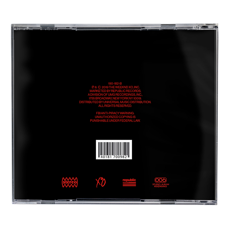 The Weeknd - The Weeknd - After Hours CD - uDiscover Music