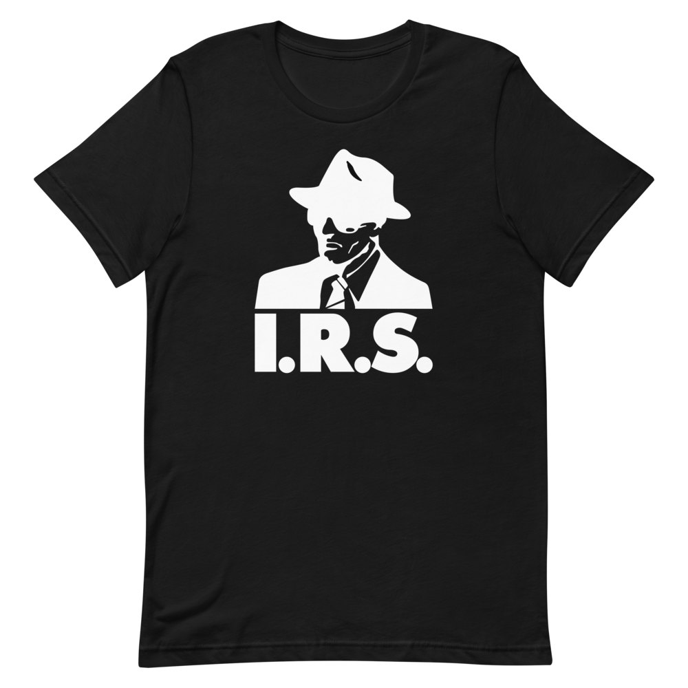 IRS Big Logo T-Shirt (Black) - uDiscover Music